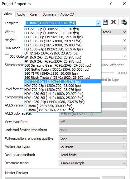 How To Render At 720p 30fps Magix Voukoder Pro