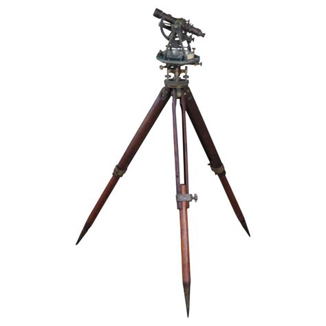 Antique W And Le Gurley Troy Ny Surveyors Transit Compass Scope Tripod Stand For Sale At 1stdibs