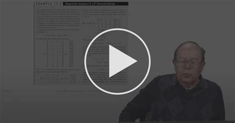 Regression Analysis Of A 23 Factorial Design Unit 2 Regression