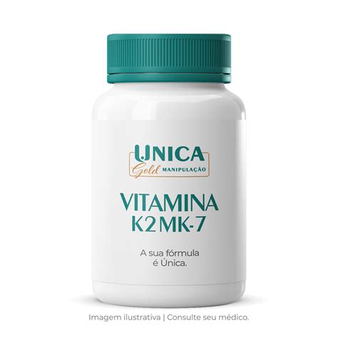 Vitamina K2 Mk7 100mcg 30 Cápsulas Saúde Óssea E Cardiovascular