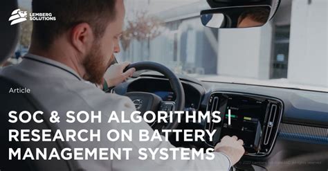 Lemberg Solutions On Linkedin Soc And Soh Algorithms Lemberg Solutions Research On Battery