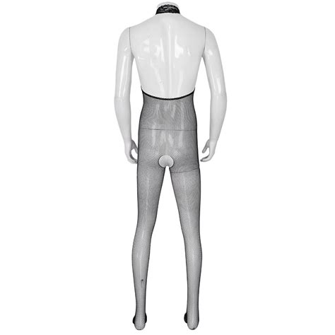 Sexy Men Full Body Stocking Lingerie Pantyhose Tights Novelty Underwear