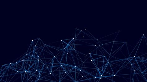 Premium Vector Network Connection Structure On Dark Background Abstract Vector Technology