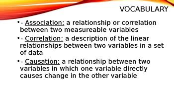 Causation Vs Correlation PowerPoint By Krista Gurnett TPT