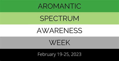 Aromantic Spectrum Awareness Week Feb 19 25 News Seattle Pride