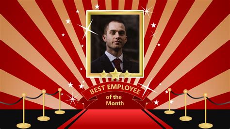 Employee Of The Month Powerpoint Template Slidemodel