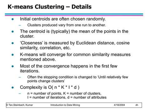 Chap8 Basic Cluster Analysis Ppt Databases Computer Software And Applications