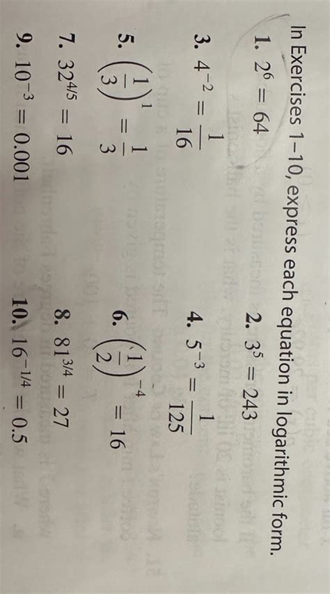 Solved In Exercises Express Each Equation In Chegg Com