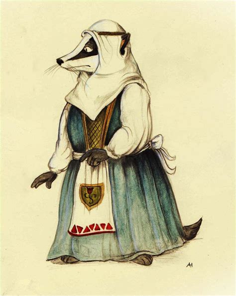 Redwall Constance The Badger By Anthonydisneyartist On Deviantart