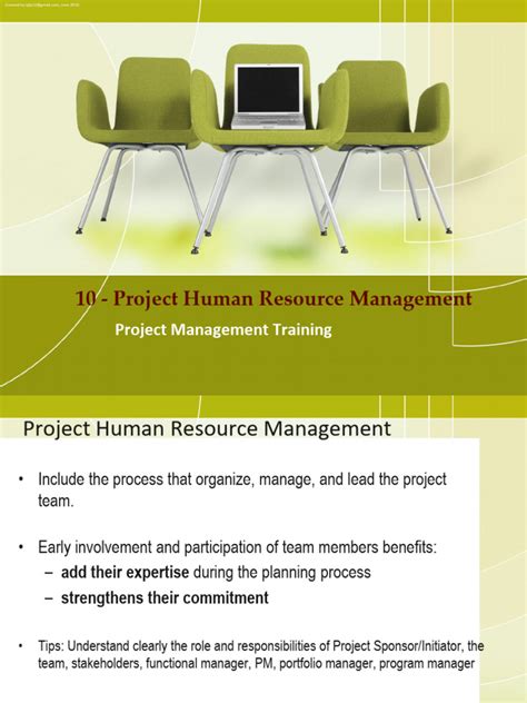 10 Project Human Resource Management Pdf