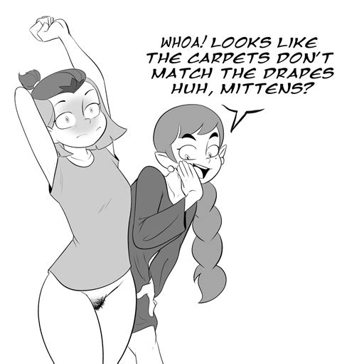 Rule 34 2girls Amity Blight Blush Bottomless Emira Blight Female