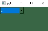 Python QComboBox Frame Changing When There Is Background Color
