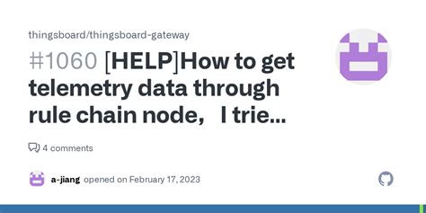 HELP How To Get Telemetry Data Through Rule Chain NodeI Tried But It Didn T Work Issue