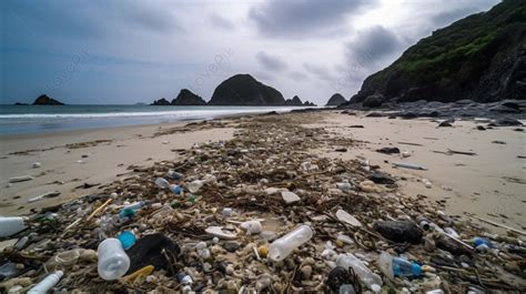 해변 배경의 해양 오염이 환경에 미치는 영향 오염 배경 미치 배경 환경 배경 이미지 Hd 오염 미치 환경 배경 사진 무료 다운로드 Lovepik