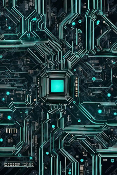 Premium Photo Abstract Background With Technology Circuit Board Texture Electronic Motherboard