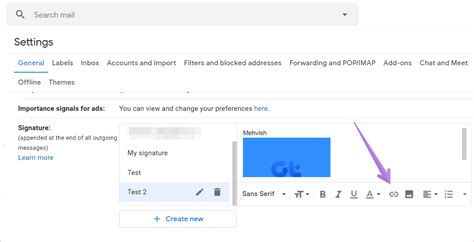 How To Add Or Remove Link From Image In Gmail Signature Guiding Tech