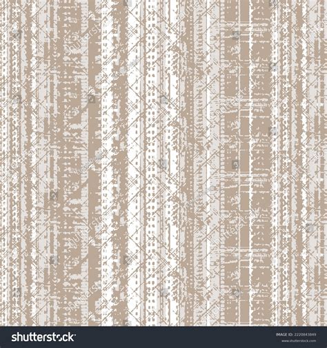 Abstract Geometric Fabric Texture Seamless Pattern Stock Vector