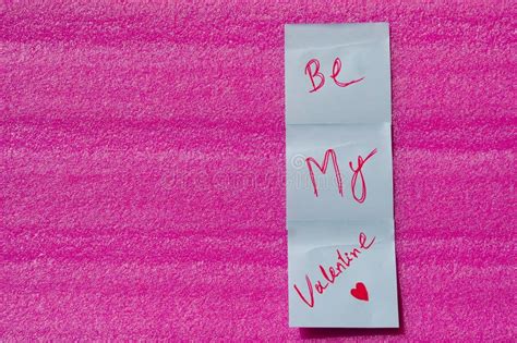 Lovely Sticky Note On Soft Pink Background Stock Photo Image Of Abstract Gift
