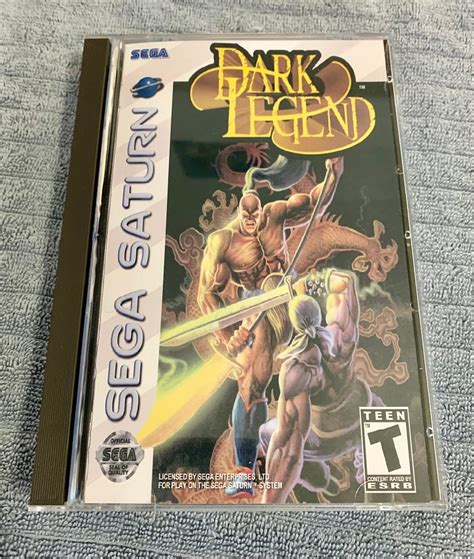 Dark Legend Sega Saturn Custom Case Winserts And Foam Read Description