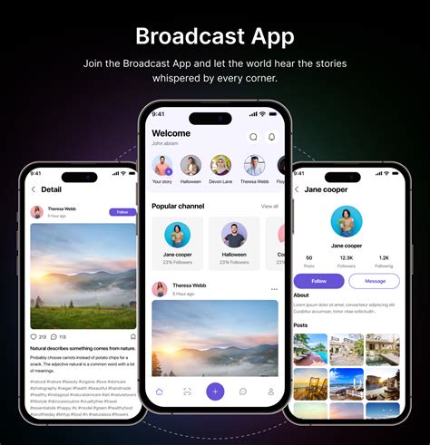 StreamWave UI Template Online Broadcast App In Flutter Android IOS