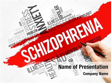 Schizophrenia And Psychotic Powerpoint Template Schizophrenia And