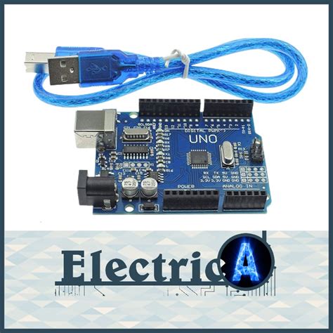 Arduino Uno Free Cable Compatible DCCduino UNO R3 CH340G Driver SMD Atmel ATMEGA