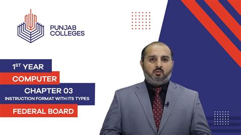 Pgc Lectures Inter Part 1 Fedreal Board Computer Chapter 3 Instruction Format With Its Types