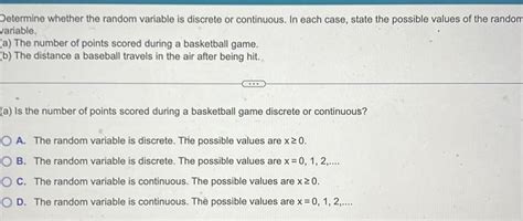 Answered Determine Whether The Random Variable Is Discrete Or Kunduz