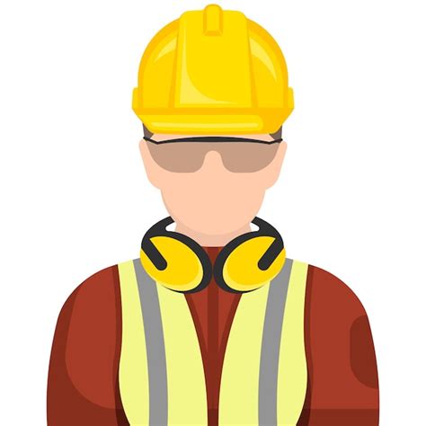 Premium Vector Professional Heavy Industry Engineer Worker Wearing Safety Uniform Construction
