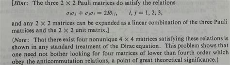 Solved 27 The Dirac Matrices Assume That For Some N There