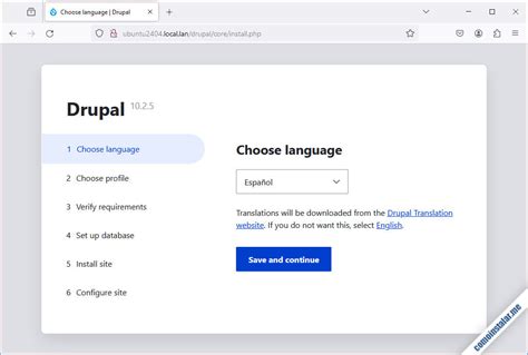 cómo instalar drupal en ubuntu 24 04 lts ️ [2024]