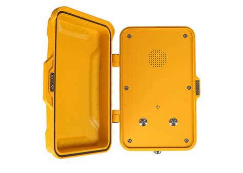 IP67 Outdoor Emergency Industrial VoIP Phone SIP Intercom Simple Installation For Tunnel
