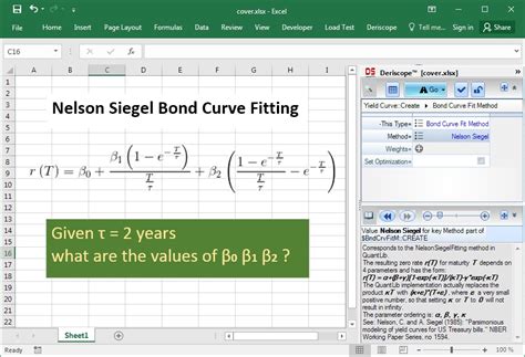 ioannis rigopoulos on linkedin parametric yield curve fitting to bond