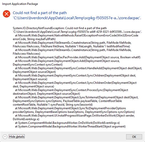 C Fixing Wdpweb Deployment Project File Stack Overflow