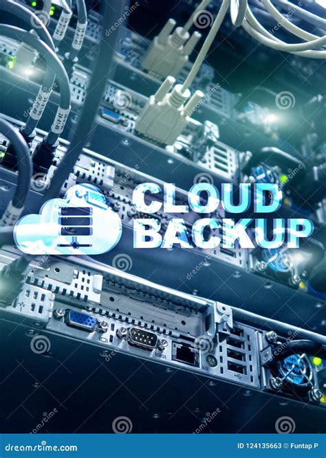 Cloud Backup Server Data Loss Prevention Stock Image Image Of Database Prevention 124135663