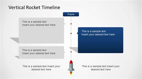 Vertical Rocket Timeline Template For Powerpoint Slidemodel