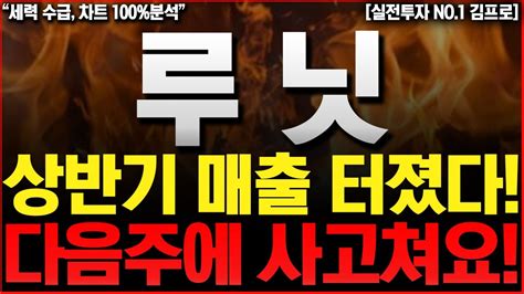 루닛 주가전망 🚨긴급🚨 상반기 매출 벌써 미쳤다 다음주에 사고치겠네요 🔥루닛 대응 루닛 의료 Ai 인공지능 Youtube