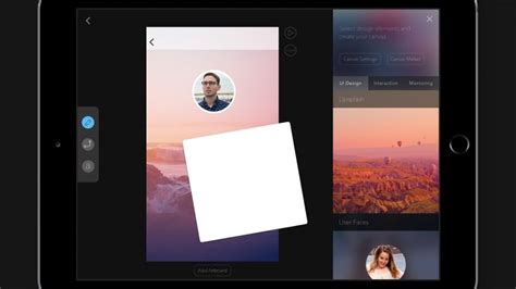 Canvas Prototyping On A Tablet