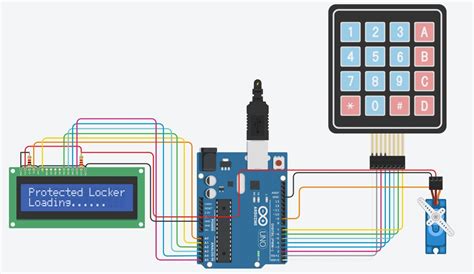 password protected locker system with arduino