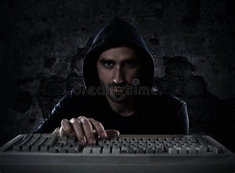 Hacker Reading Personal Information Concept Of Privacy And Security Stock Image Image Of