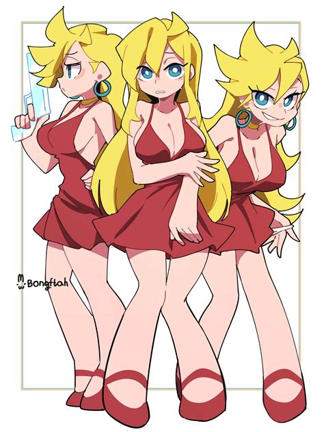 Mwbongftah Three Iterations Of Panty From Panty And Stocking With