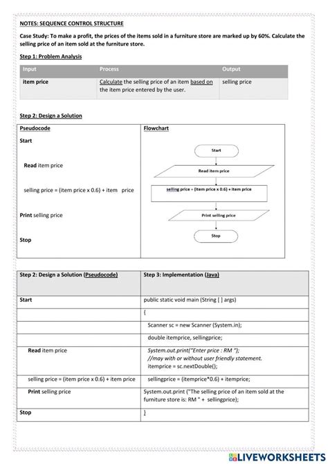 2304658 Sequence Control Structure Syiedarahman
