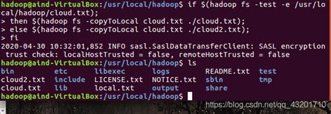 【大数据实验】熟悉常用的 Hdfs 操作大数据技术原理与应用 实验二 熟悉常用的 Hdfs 操作 Csdn博客