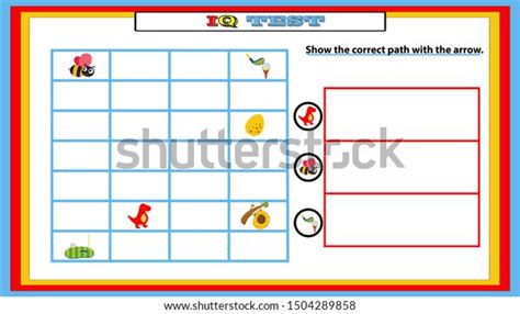 Coding Algorithmplace Shapes Coordinatesfind Match Numbers Stock Vector