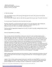 NMAP And Wireshark Network Topology Vulnerabilities And Course Hero