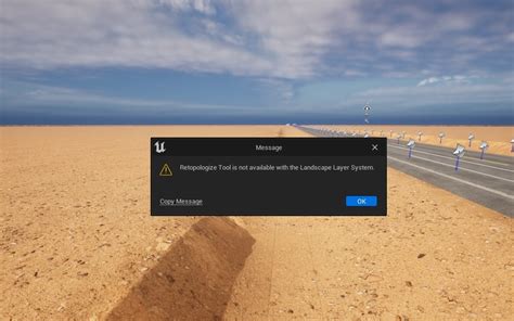 Use Of Layers Prevents Retop On My Landscape Any Other Solutions UE5 Polycount