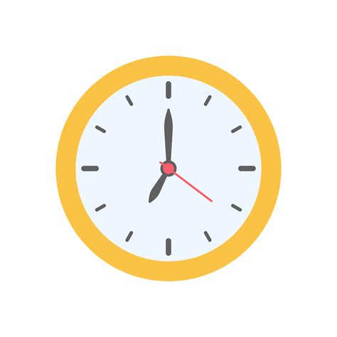 the round clock face shows the scheduled time 14475116 png