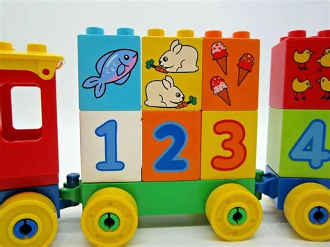 Lego Duplo My First Counting Number Numbers Pictures Train Set Complete 3882723991