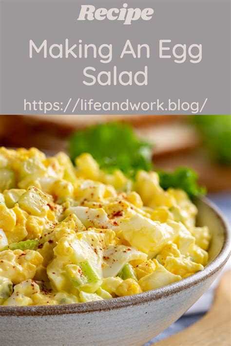 Recipe Making An Egg Salad