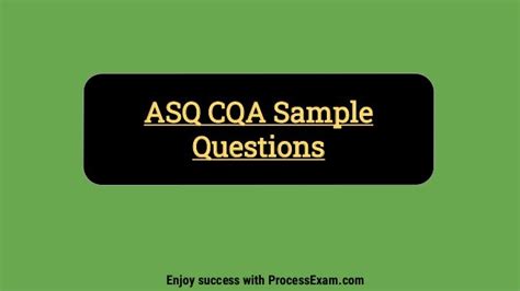 Essential Tips To Prepare For Asq Cqa Certification Exam